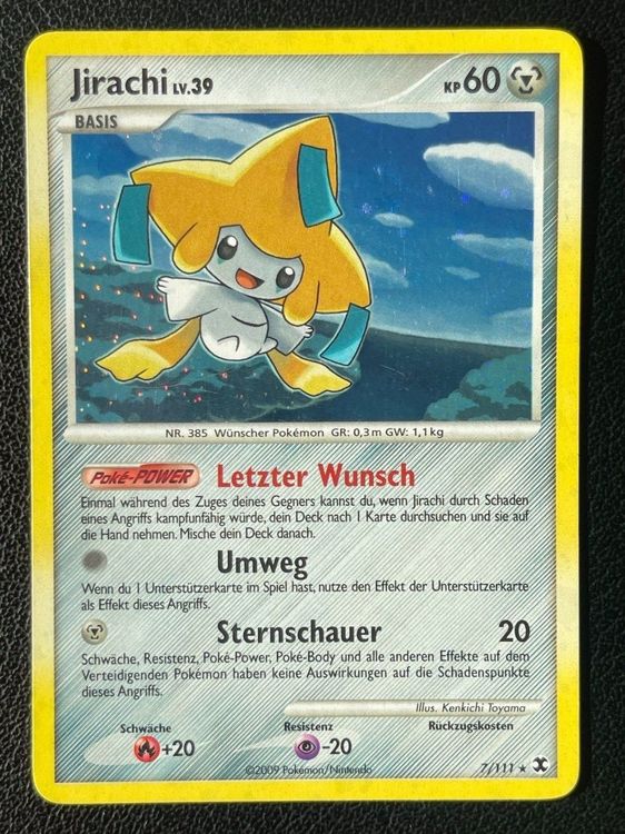 Jirachi 7/111 Holo Rare Pokémon Rising Rivals (Neu (gemäss Beschreibung)) in Uster für CHF 5.1 ...