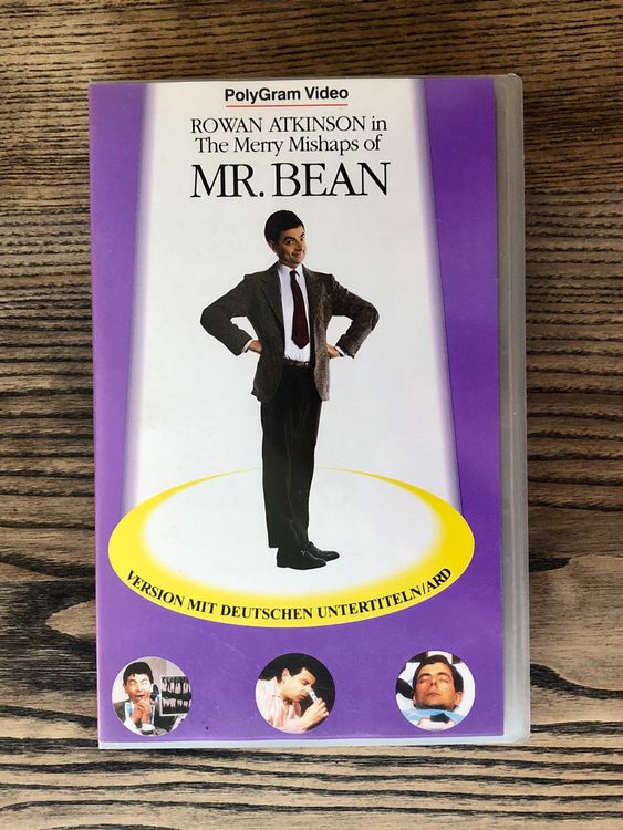 The Merry Mishaps of Mr. Bean lila VHS Videokassette 1993 (Gebraucht ...