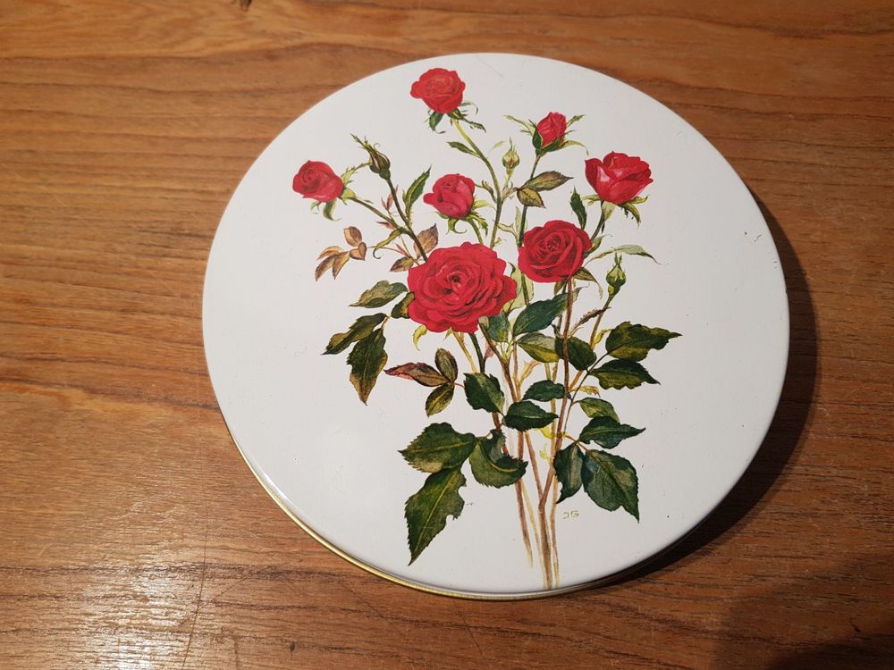 Blech Dose Guetzli Box Schachtel Rose 24 cm (Gebraucht) in Walterswil ...