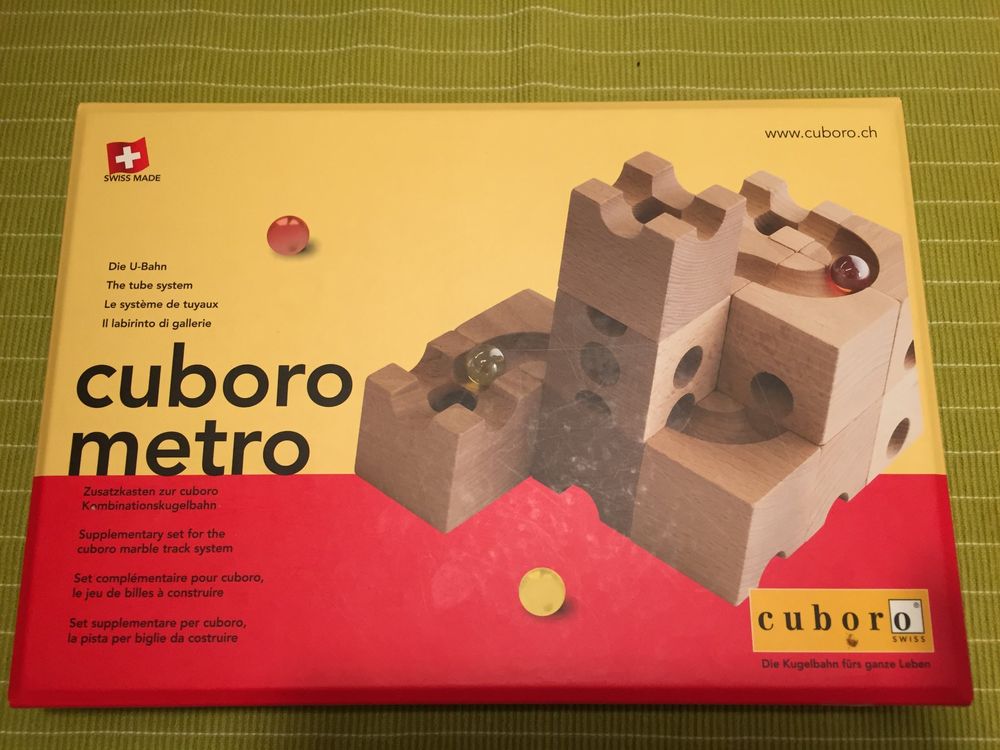 Cuboro Metro U-Bahn Cubes 24 Teile (Buche natur FSC) (D'occasion) à ...