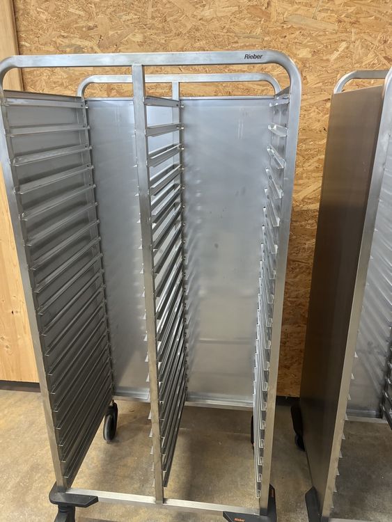 2 Top Rieber 2x 1/1GN Regalwagen mit je 2 x 18 Einschüben (Gebraucht ...