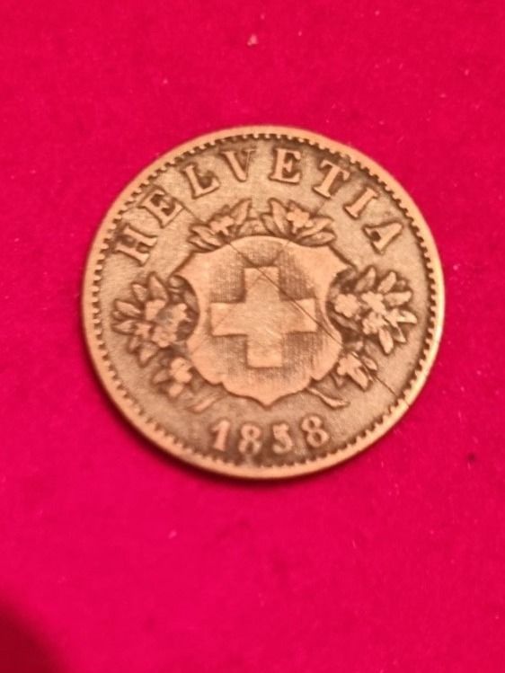 20 rappen 1858 mit Wappen | Kaufen auf Ricardo