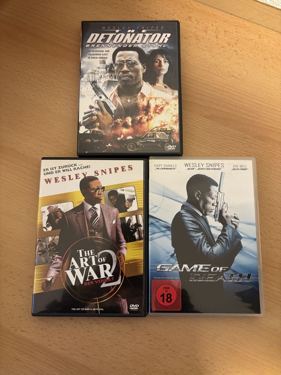 Wesley Snipes DVD Sammlung, inkl. Blade 1 - 3, wie neu (Neu (gemäss ...