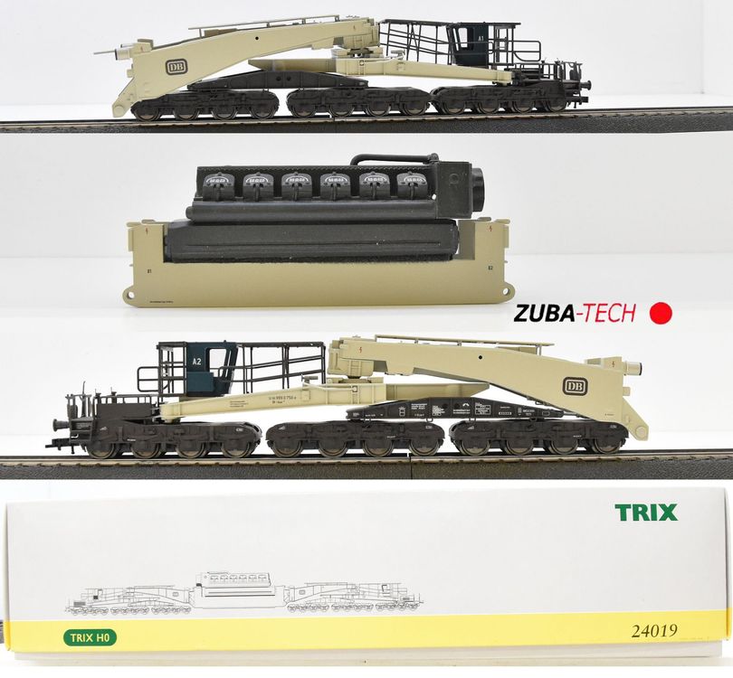 Trix 24019 Tragschnabelwagen der DB H0 GS mit OVP (Gebraucht) in für ...