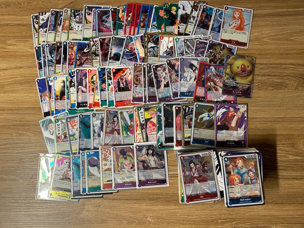 One Piece Karten One Piece Cardgame 340 Karten Mini Sammlung | Kaufen auf Ricardo
