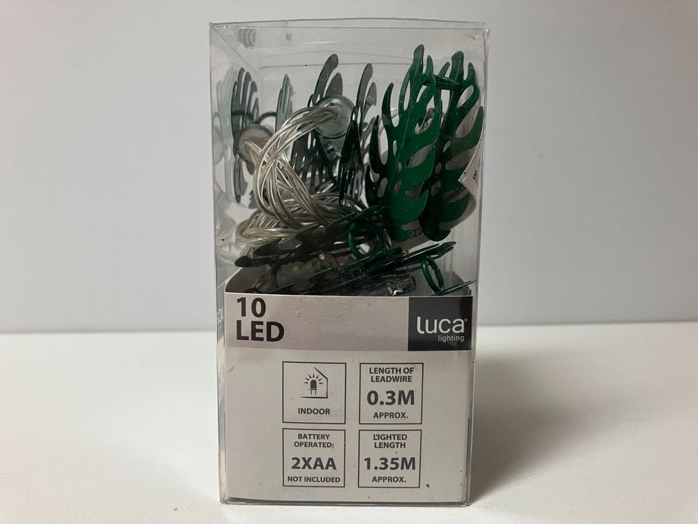 neue Luca - 10 LED Indoor Lichterkette Blätter ab 1.- Fr (Neu und ...