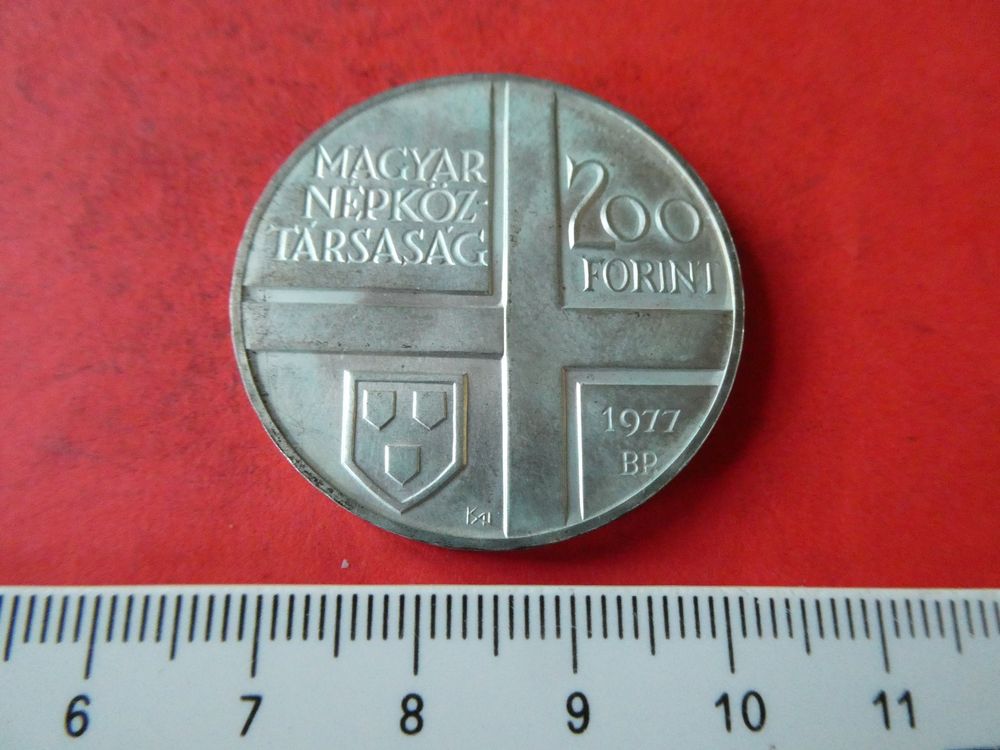 Ungarn 1977, 200 Forint Sondermünze Silber 28.10 gr | Kaufen auf Ricardo