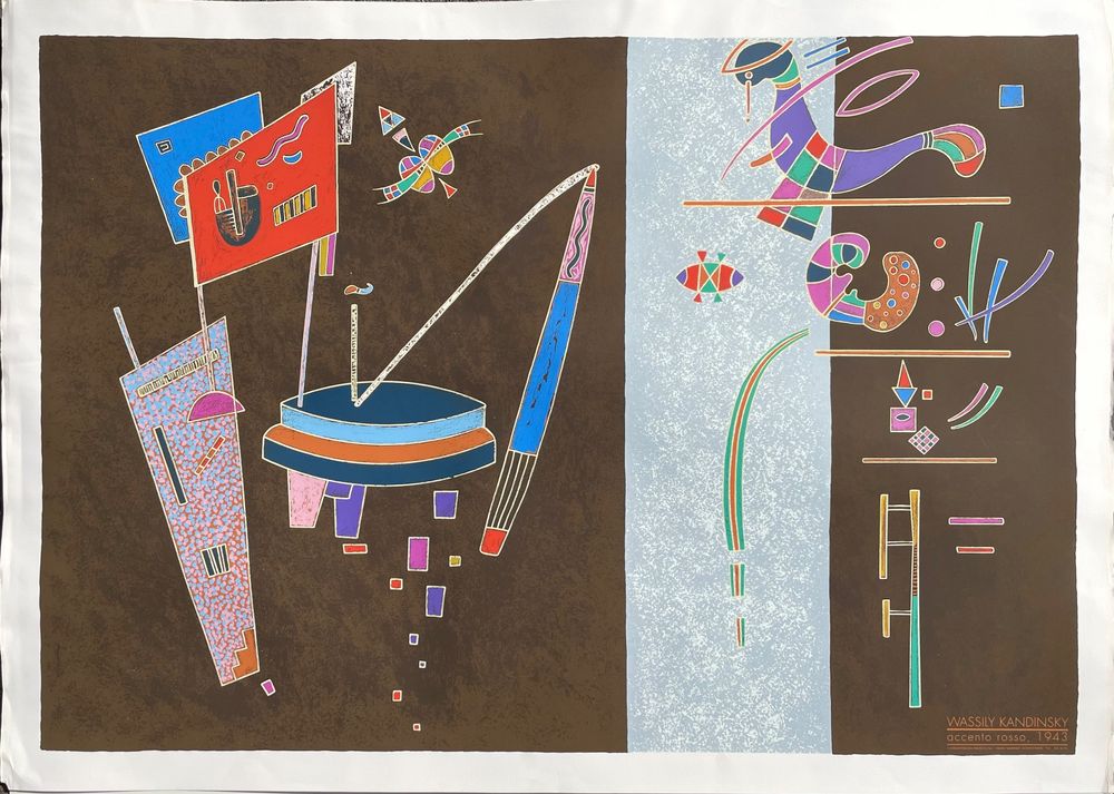 Wassily Kandinsky (1866-1944) grosse Litho Plakat | Kaufen auf Ricardo