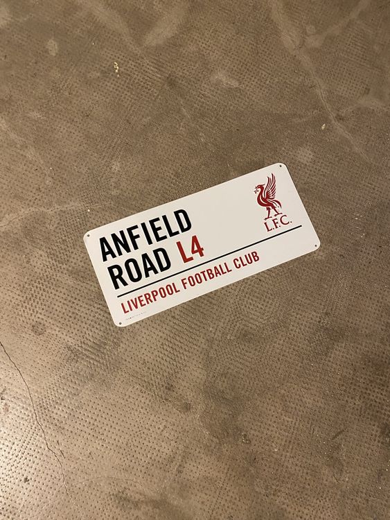 Anfield Road Sign, Liverpool FC, Metal (Neu (gemäss Beschreibung)) in ...