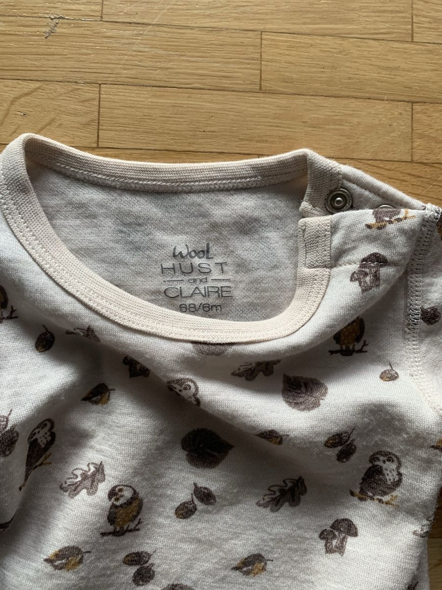 Hust & Claire Merinowolle Langarmbody (Gr. 68) (Gebraucht) in ...