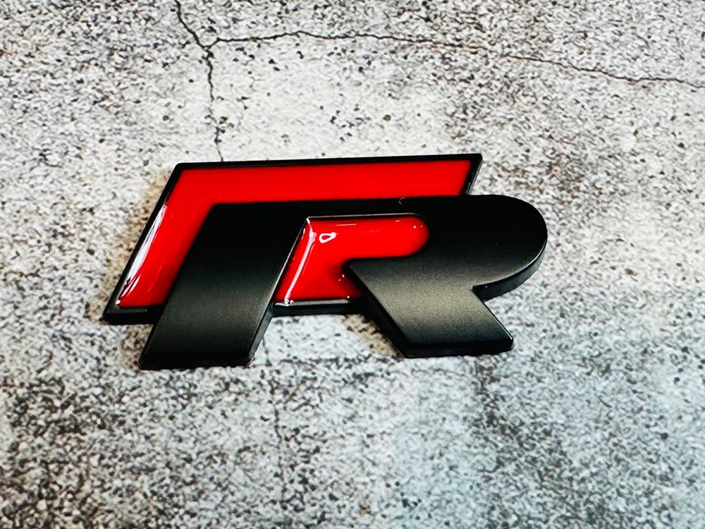 VW R Racing Schriftzug, Emblem, Logo 3D Metall (Neu und ...