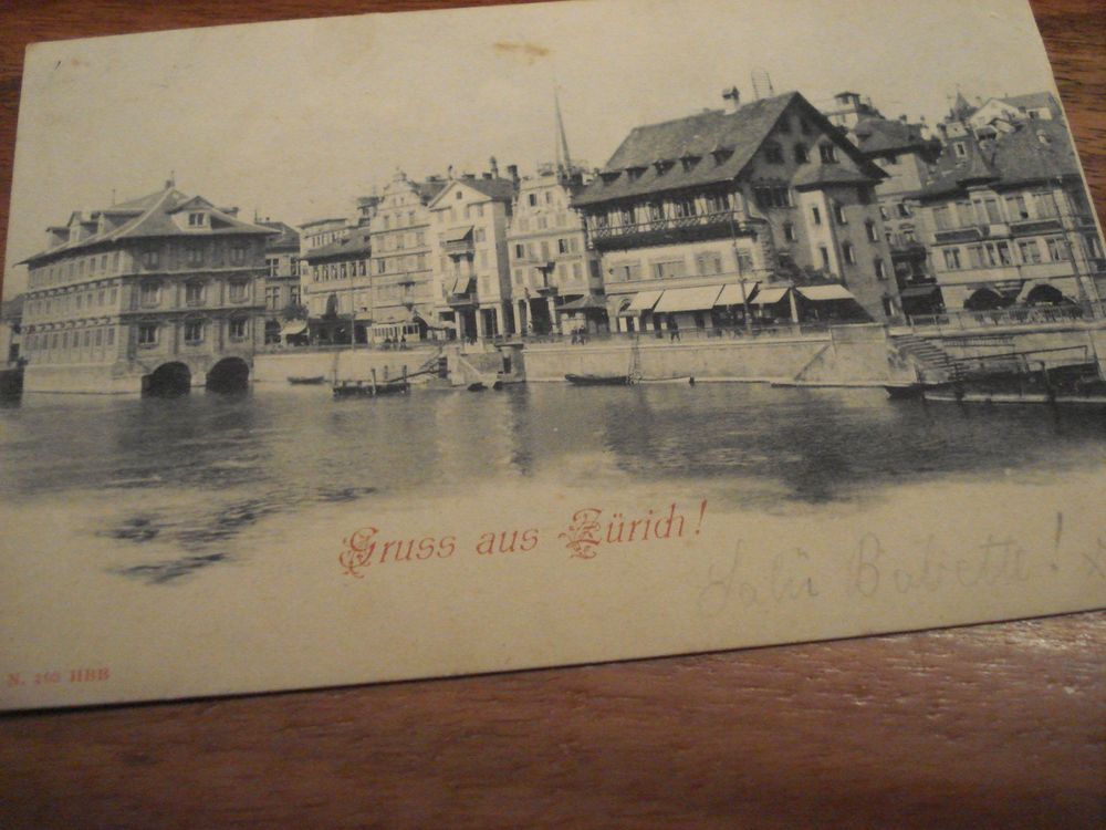 Gruss aus Zürich, 1906, o Zürich-Stallikon | Kaufen auf Ricardo
