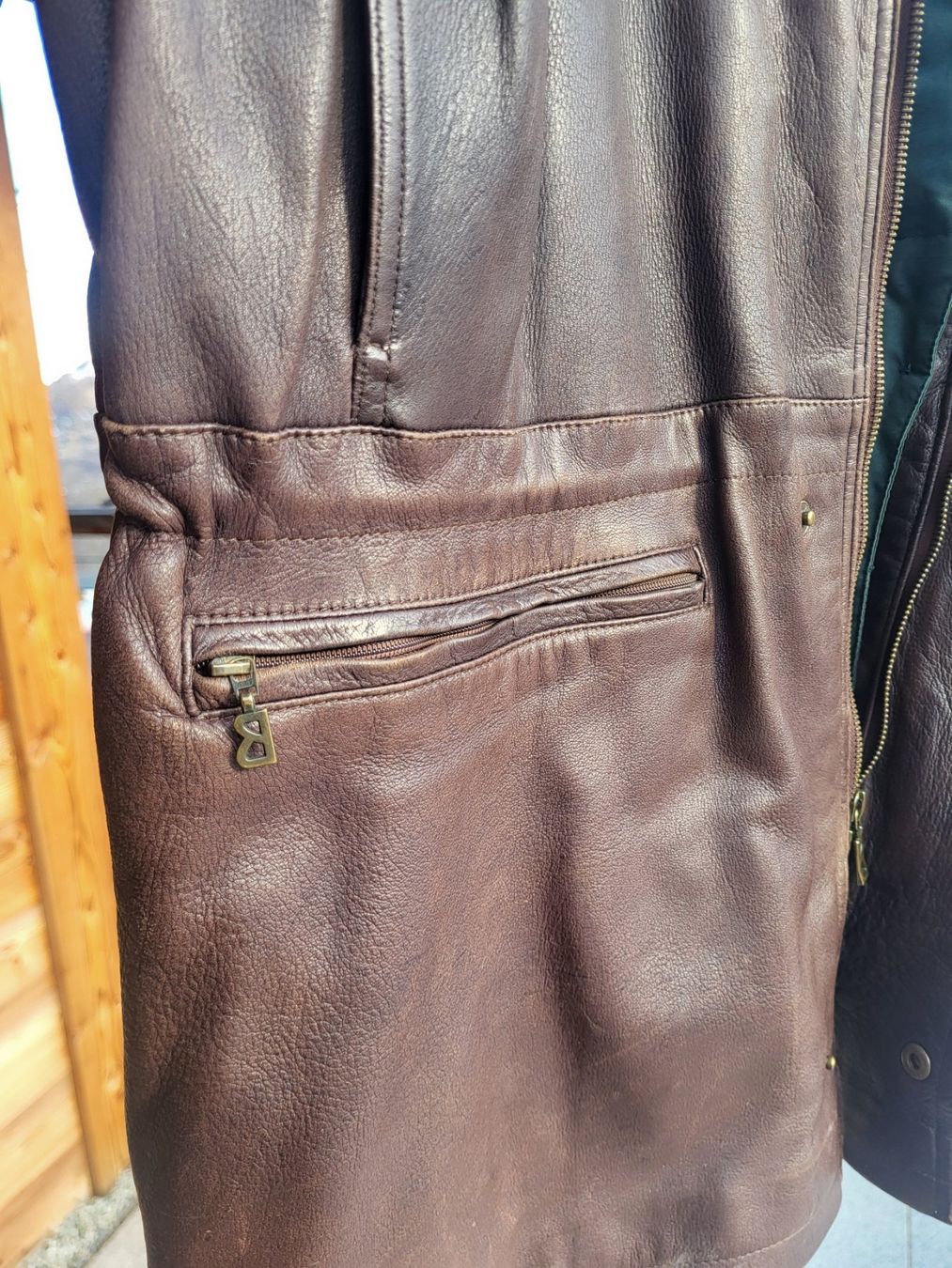 BOGNER - NP800.- Veste Cuir 3 Saisons Avec Doublure Complète (Gebraucht ...