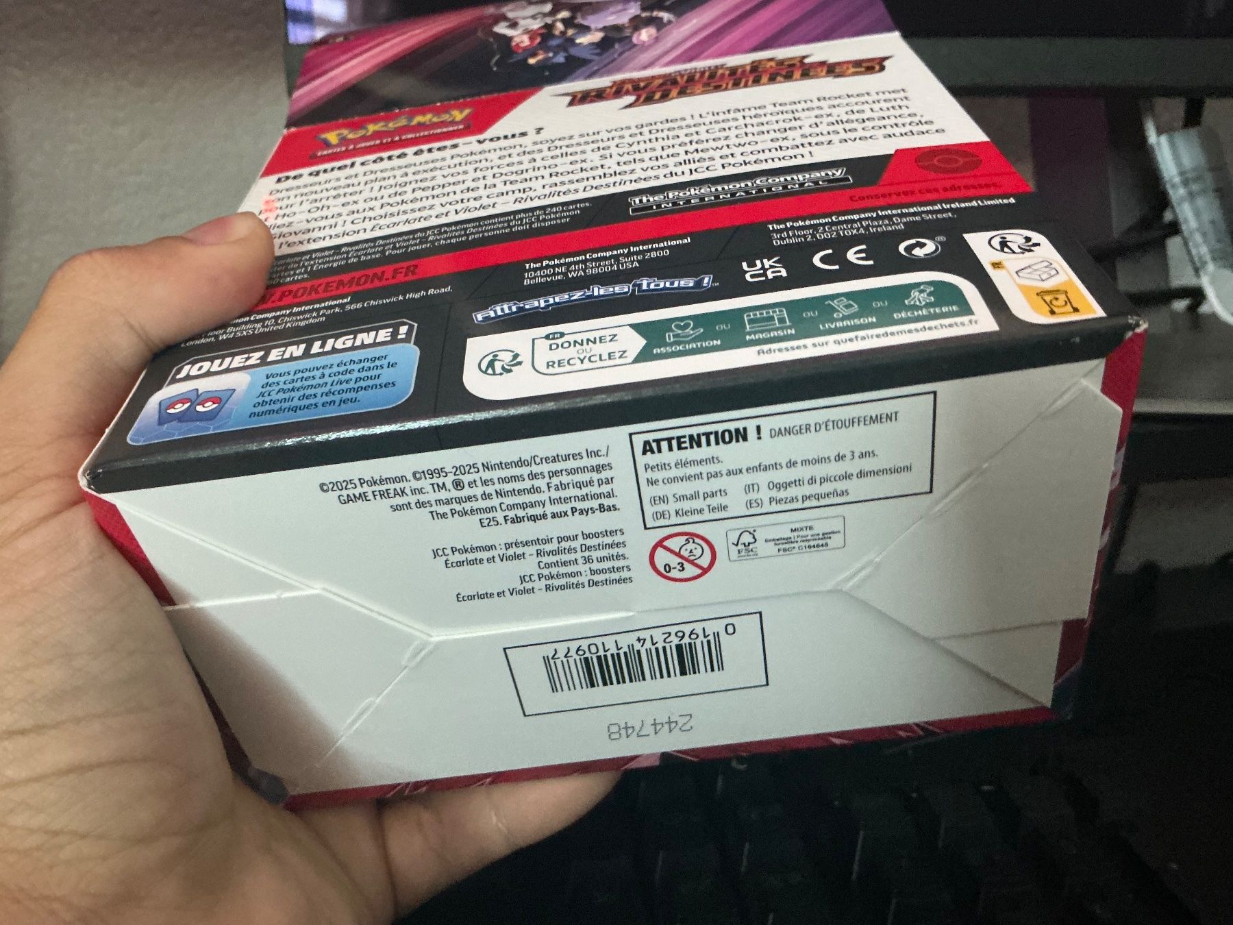 Booster Pokémon ev 10 destinée rivalités sceller (Neuf avec emballage d ...