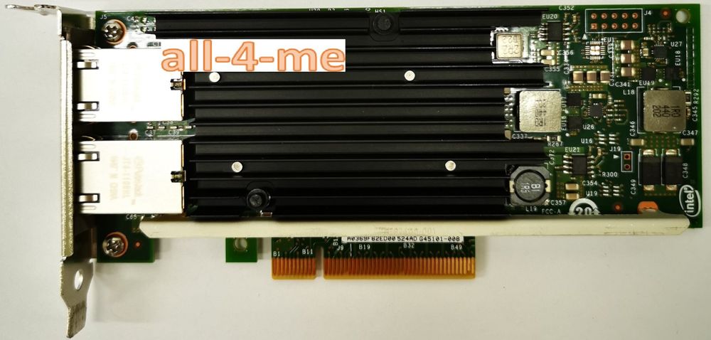 Intel® X540-T2 Dual 10Gb/s Converged Gigabit Netzwerk Karte (Gebraucht ...