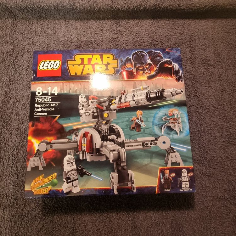 Lego Star Wars 75045 Republic AV-7 Anti-Vehicle Cannon (Neu und ...