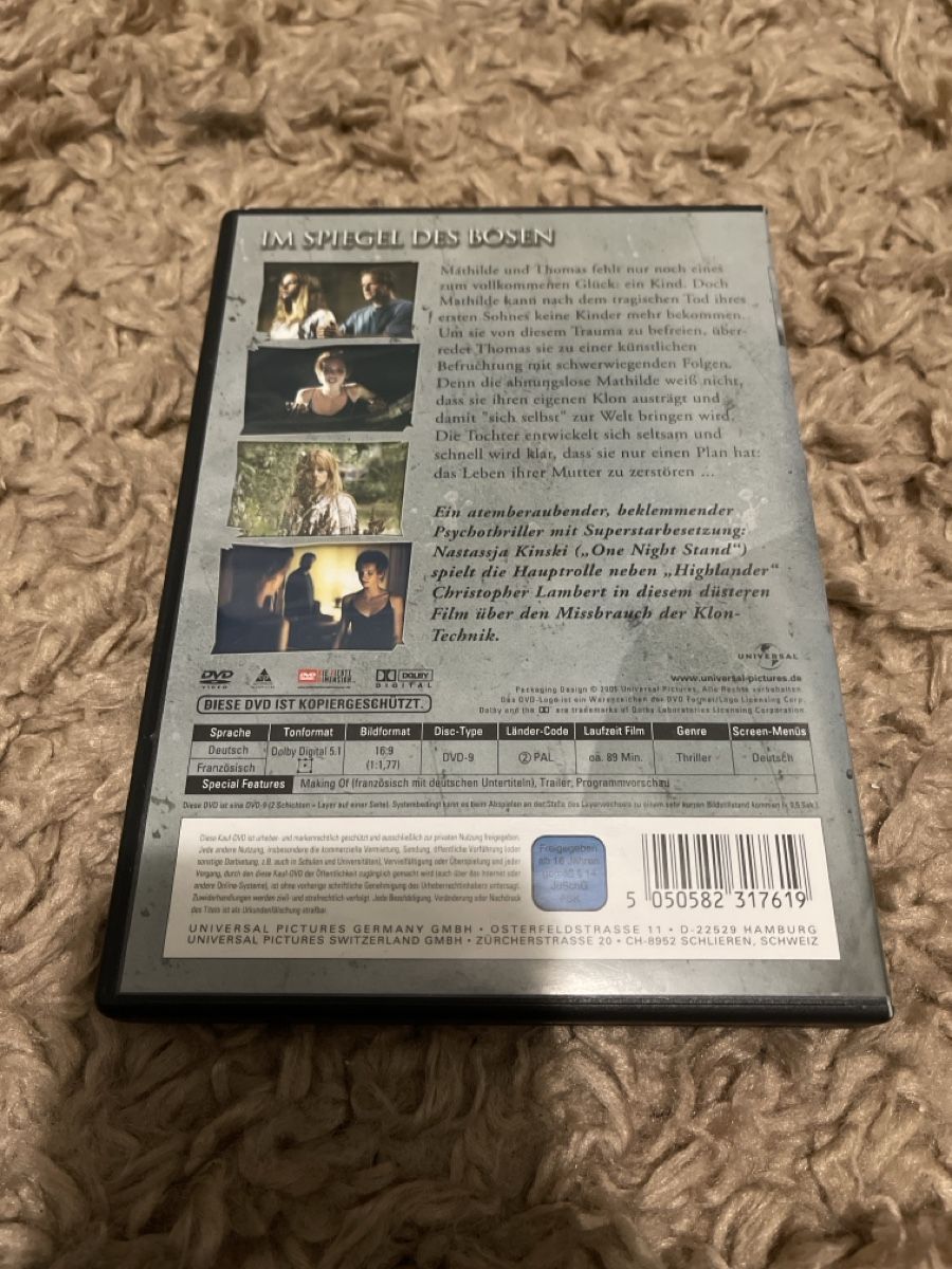 DVD - Im Spiegel des Boesen - Top Zustand! Horror! (Gebraucht) in ...