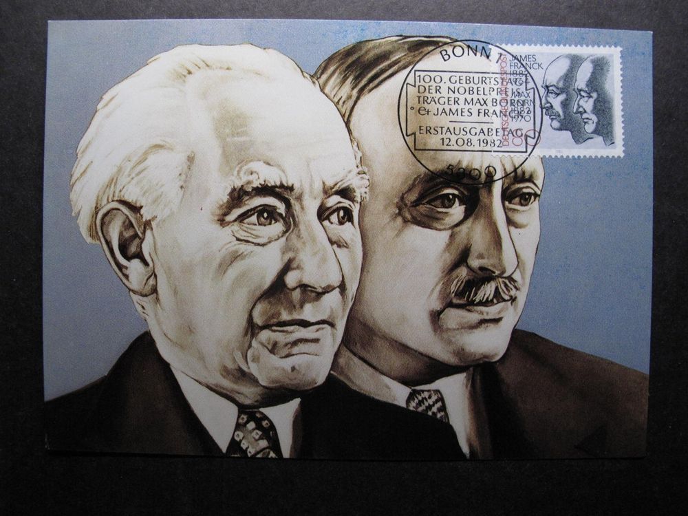 BRD 1982 James Franck / Max Born Max card (Gebraucht) in für CHF 1 ...