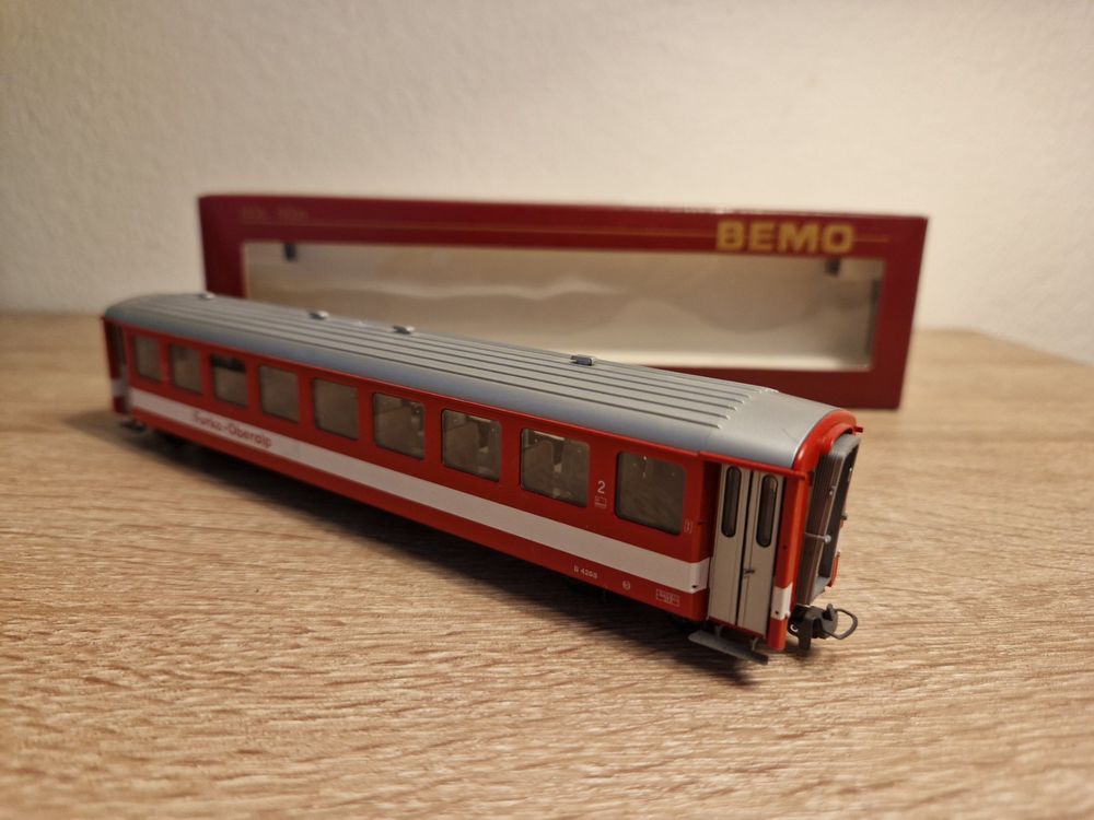 Bemo 3266 218 Personenwagen 2.Kl Furka Oberalp H0m OVP NEU | Kaufen auf Ricardo