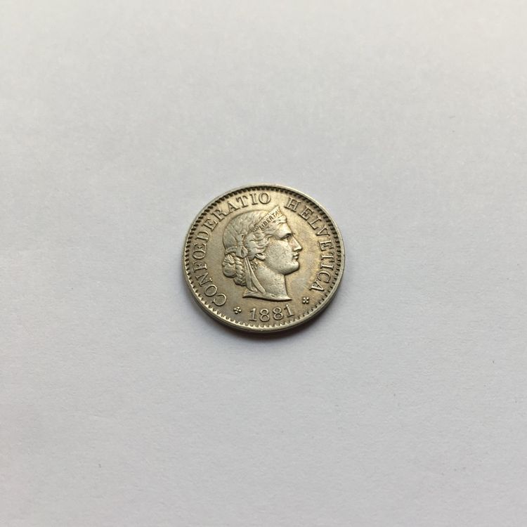 1881 5 Rappen in Top Erhaltung | Kaufen auf Ricardo