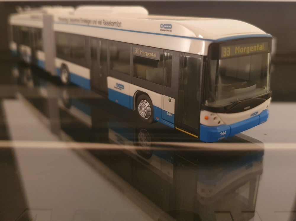 VK-Modelle VBZ Zürich "Linie 33" Hess Swiss Trolley Bus 1:87 (Neu und ...
