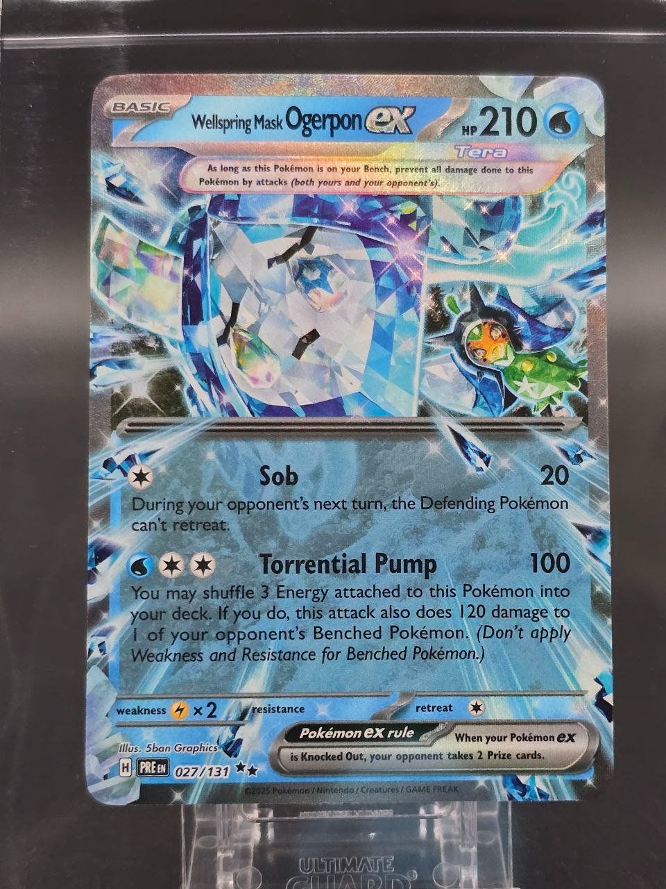 Wellspring Mask Ogerpon ex #2 Prismatic Evolutions NM / 🇬🇧 (D'occasion ...