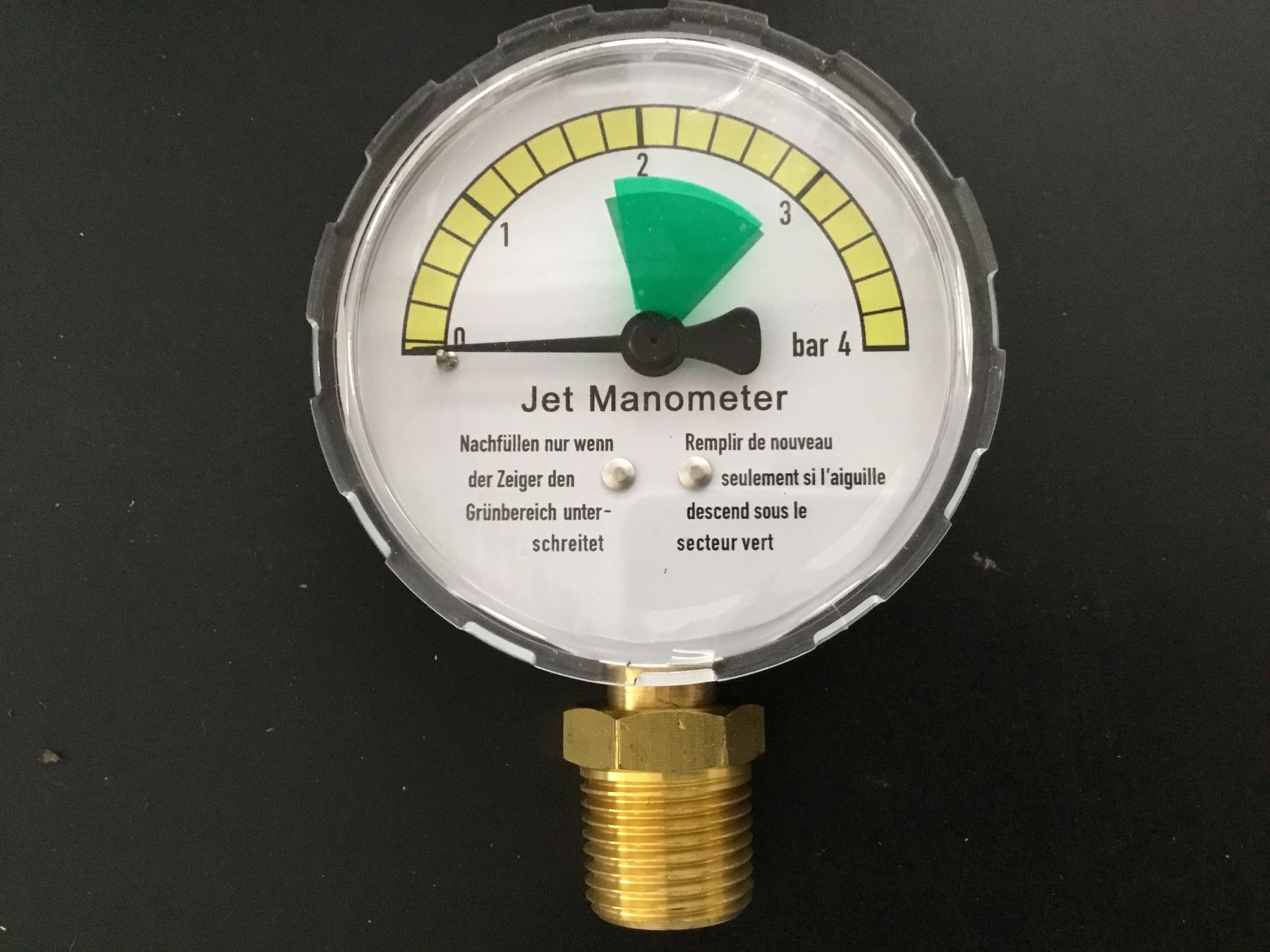 IMI Hydrometer Manometer 0 bis 4 bar Neu (Neu und originalverpackt) in ...