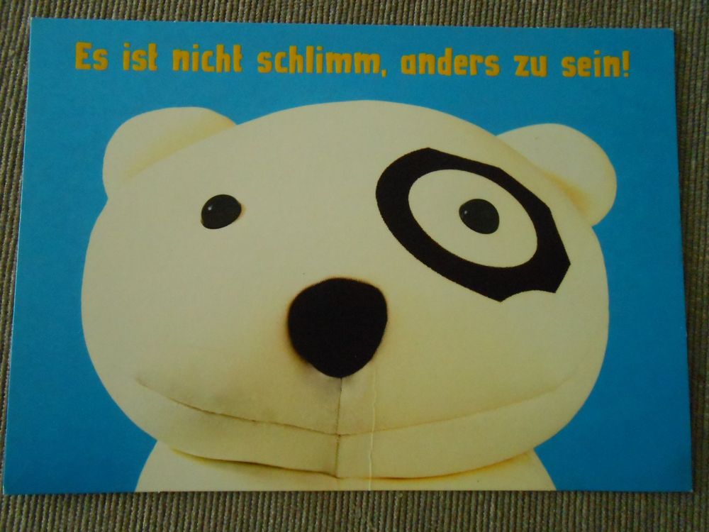 Karte " Es ist nicht schlimm anders zu sein _ ungelaufen (Gebraucht) in ...