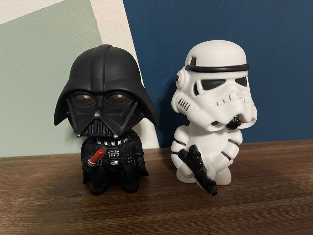 STAR WARS - Darth Vader und Stormtrooper Bobblehead (Gebraucht) in ...