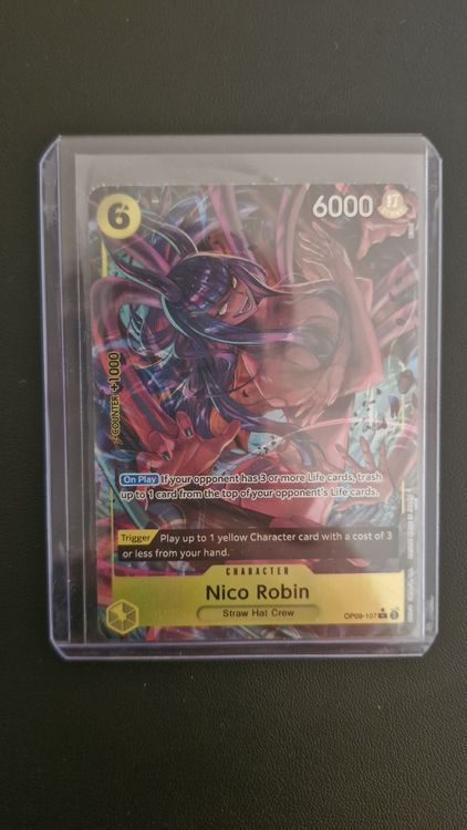One Piece TCG Nico Robin Alt Art OP09 (Neu (gemäss Beschreibung)) in ...