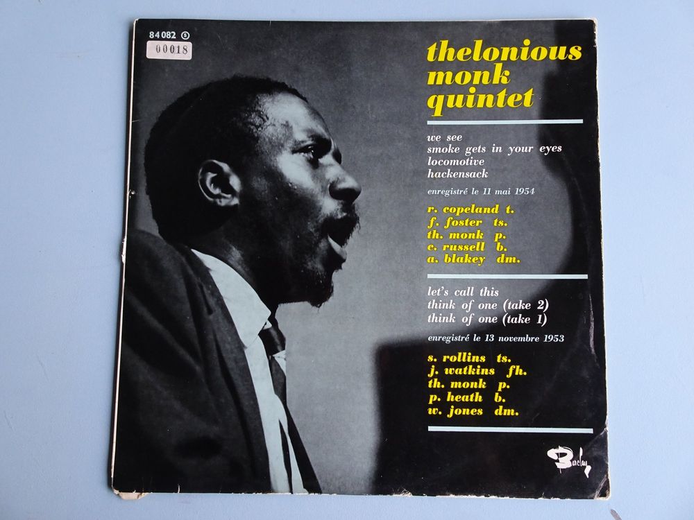 Thelonious MONK & Sonny ROLLINS - Barclay (Gebraucht) in Basel für CHF ...