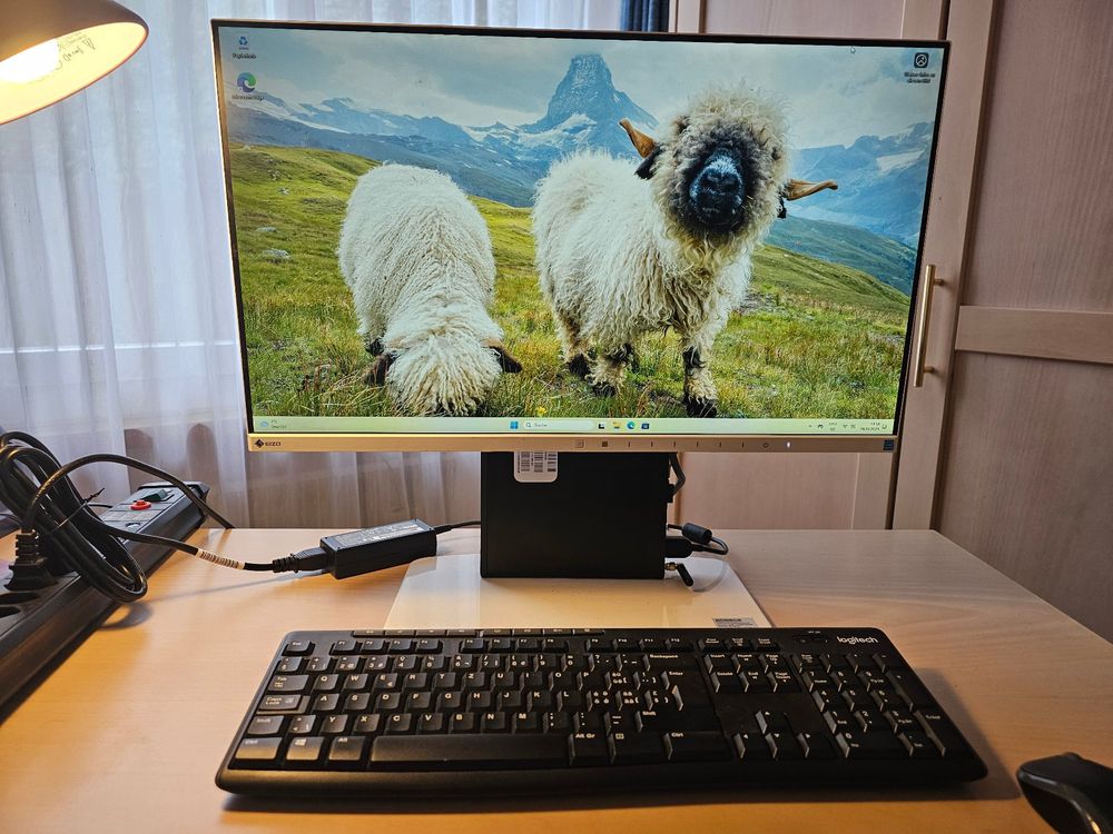HP Elitedesk Mini-PC + EIZO FlexScan EV2450 (Neu (gemäss Beschreibung)) in Sargans für CHF 325 ...
