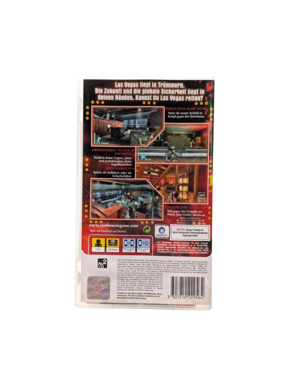 Tom Clancy's Rainbow Six: Vegas PlayStation Portable (PSP) (Gebraucht ...