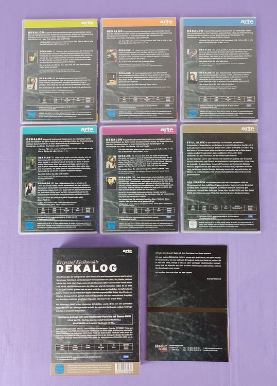 DVD-Box: Dekalog 1-10 (Kieslowski) (Gebraucht) in für CHF 24.9 – mit ...