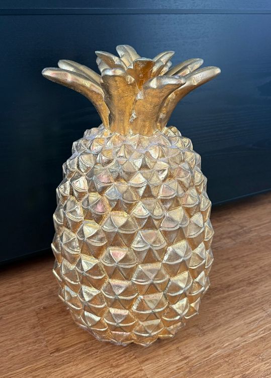Goldene Ananas Deko Skulptur (Gebraucht) in Winterthur für CHF 27 – nur ...