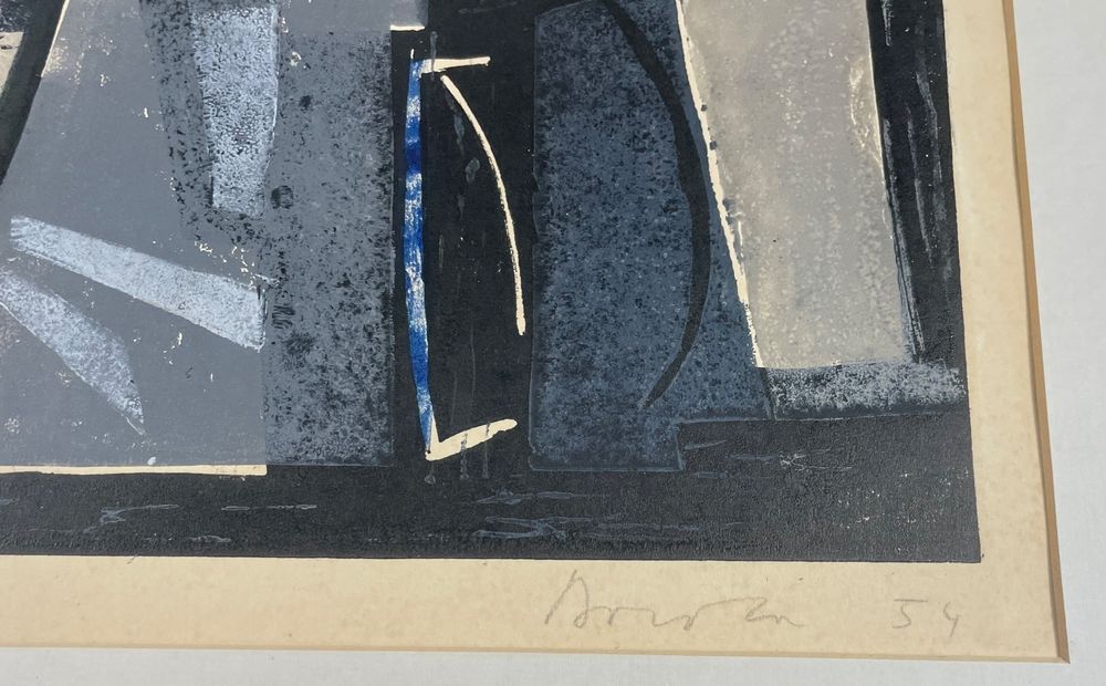 Interessante Moderne Lithographie unleserlich Signiert (Gebraucht) in Root für CHF 15 – mit ...