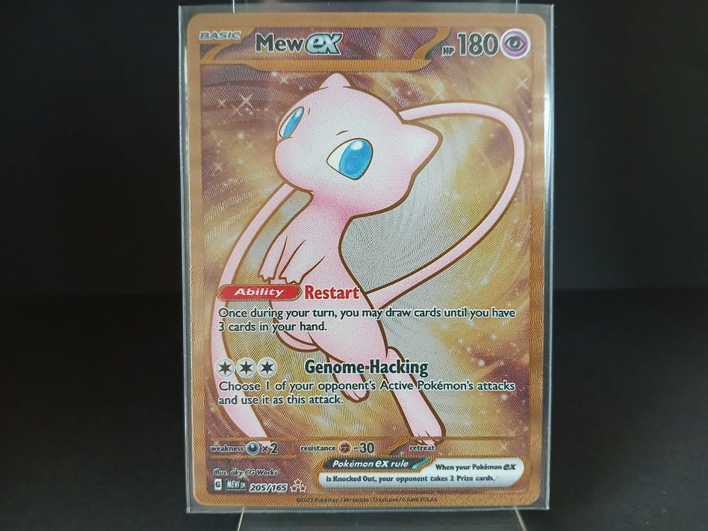 Pokemon Mew ex 151 Metal Card (Neu (gemäss Beschreibung)) in ...