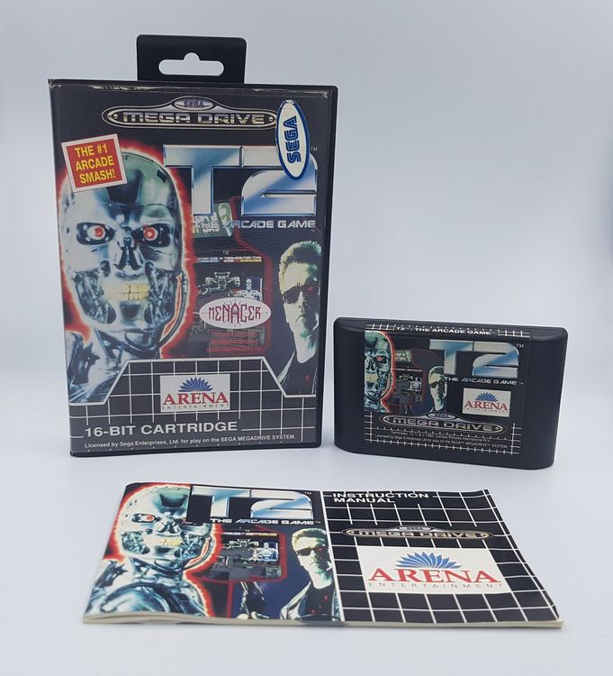 Terminator 2 T2 The Arcade Game/ Sega Mega Drive (Gebraucht) in Ollon ...
