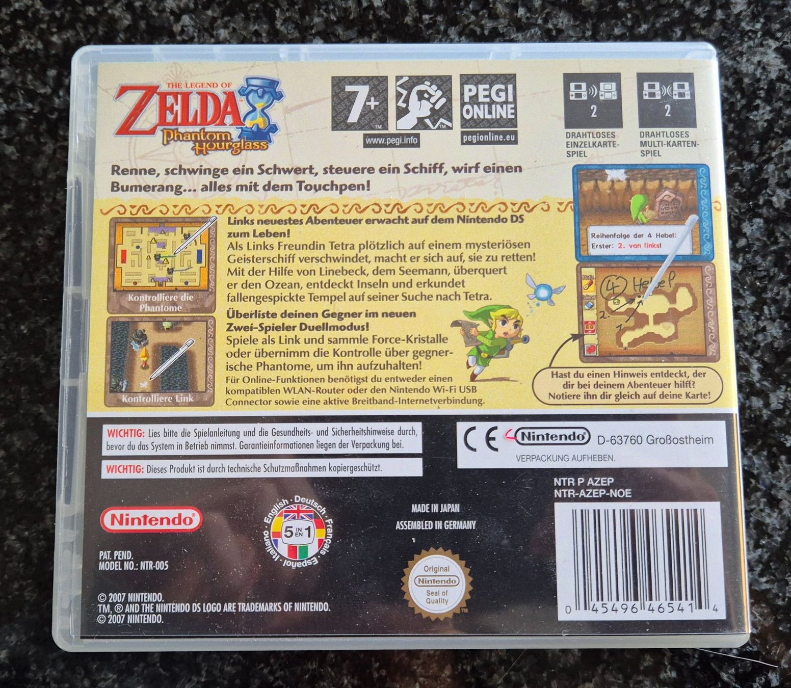 Nintendo DS Zelda - Phantom Hourglass (Gebraucht) in Freienstein für ...