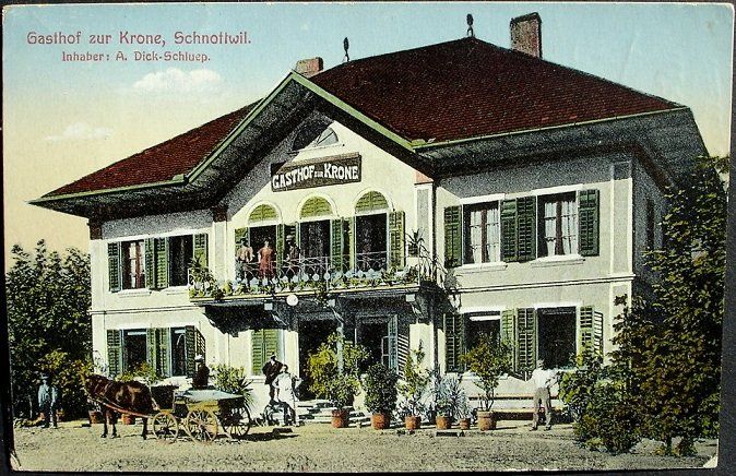 SCHNOTTWIL (Bezirk Bucheggberg) Gasthof zur Krone, Fuhrwerk | Kaufen ...