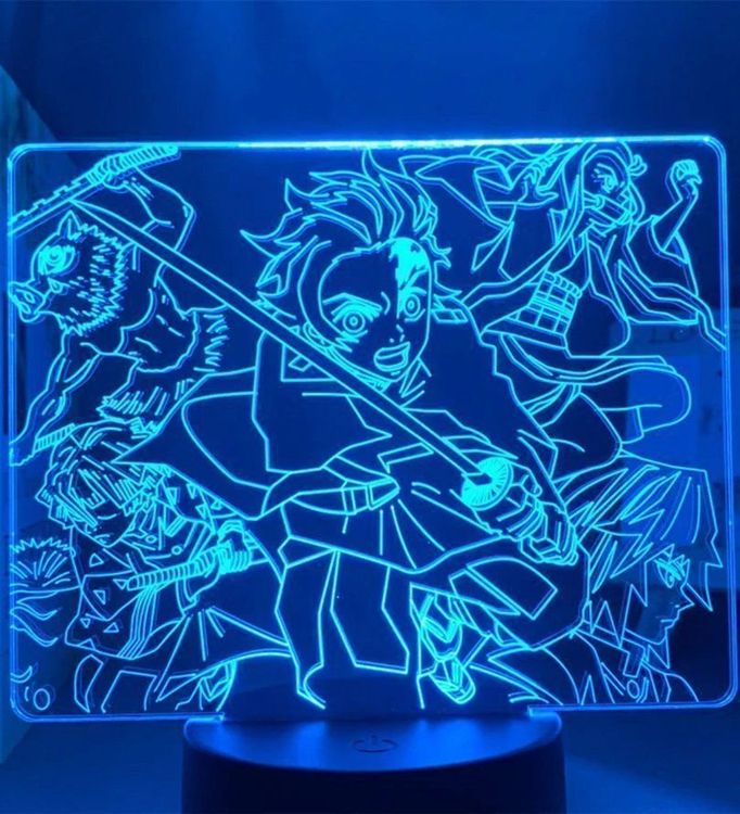 Anime 3D Led Lampe - Demon Slayer Team | Kaufen auf Ricardo