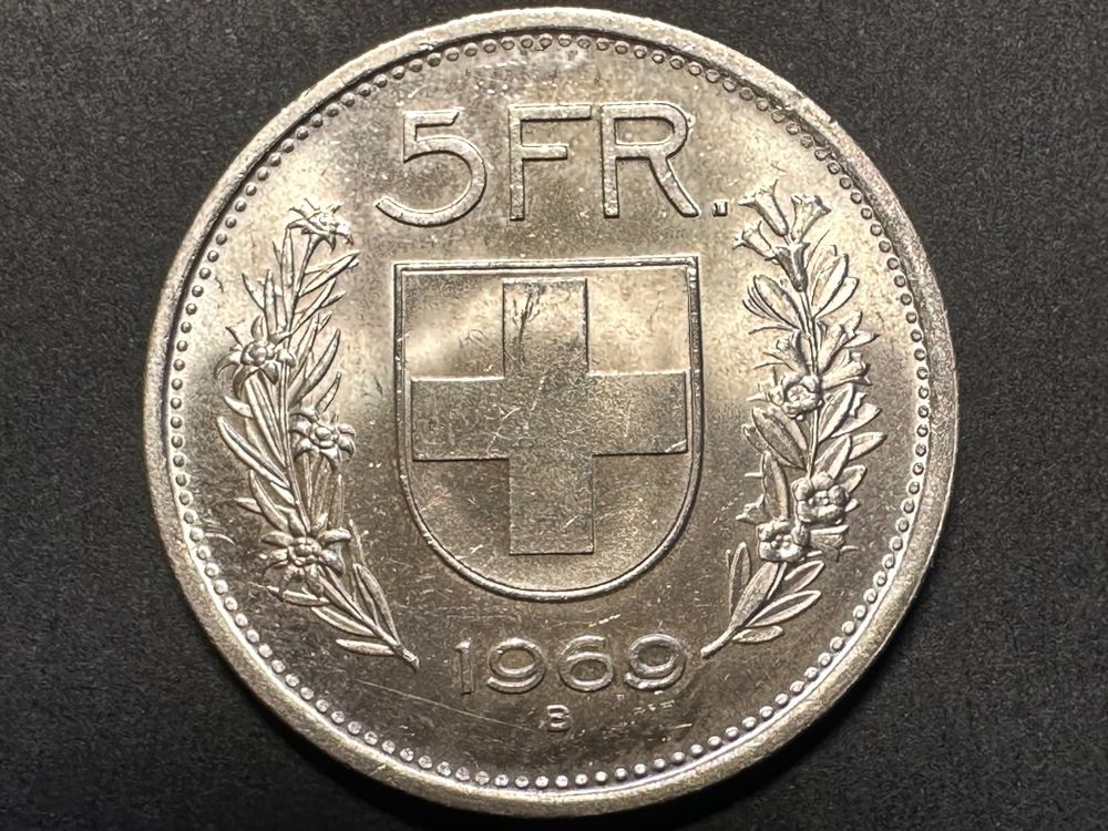 Schweiz 5 Franken 1969 Silber | Kaufen auf Ricardo