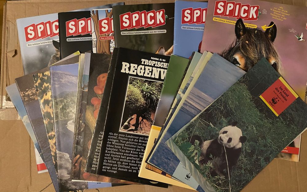 Tier-Magazine 4 x Spick und 17 x WWF | Kaufen auf Ricardo