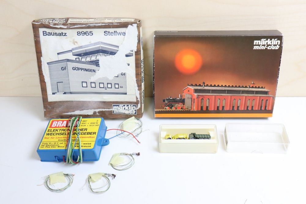 Märklin Stellwerk 8965 / Brawa Leuchten / LKW Set 8918 & ... (Gebraucht ...