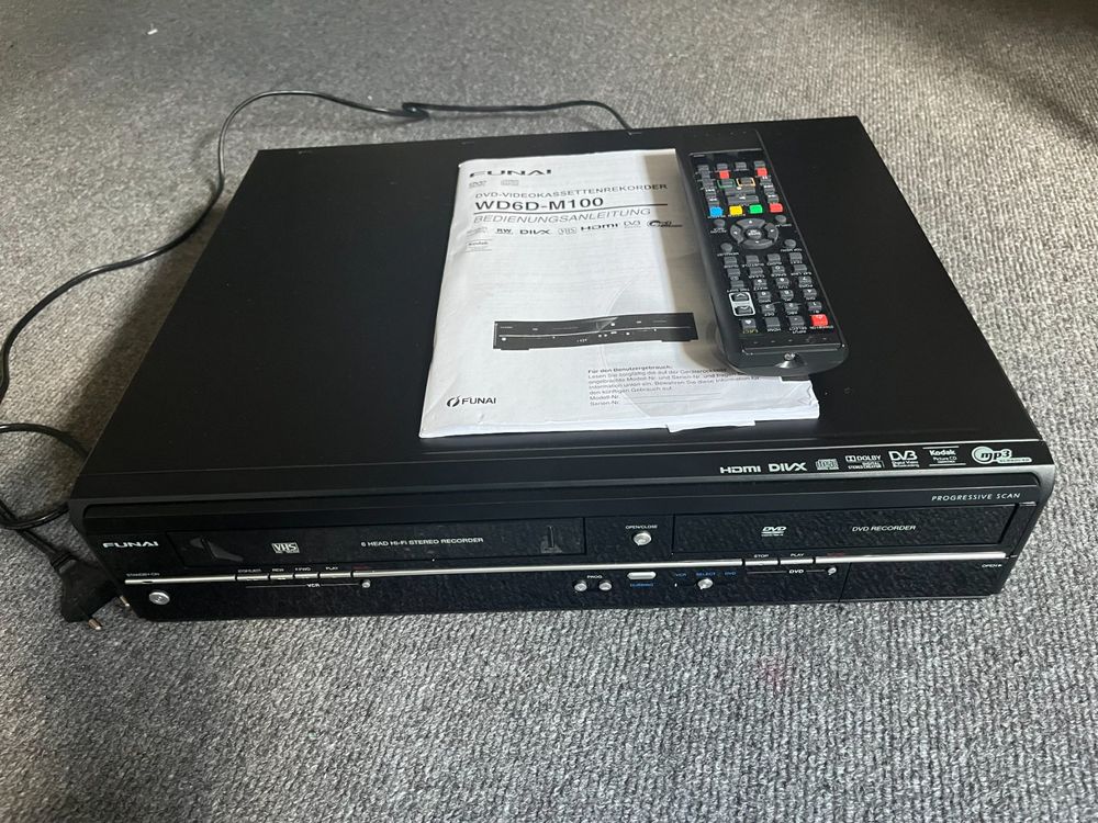 VHS - DVD Recorder FUNAI WD6D-M100 (Gebraucht) in Busswil BE für CHF 80 ...