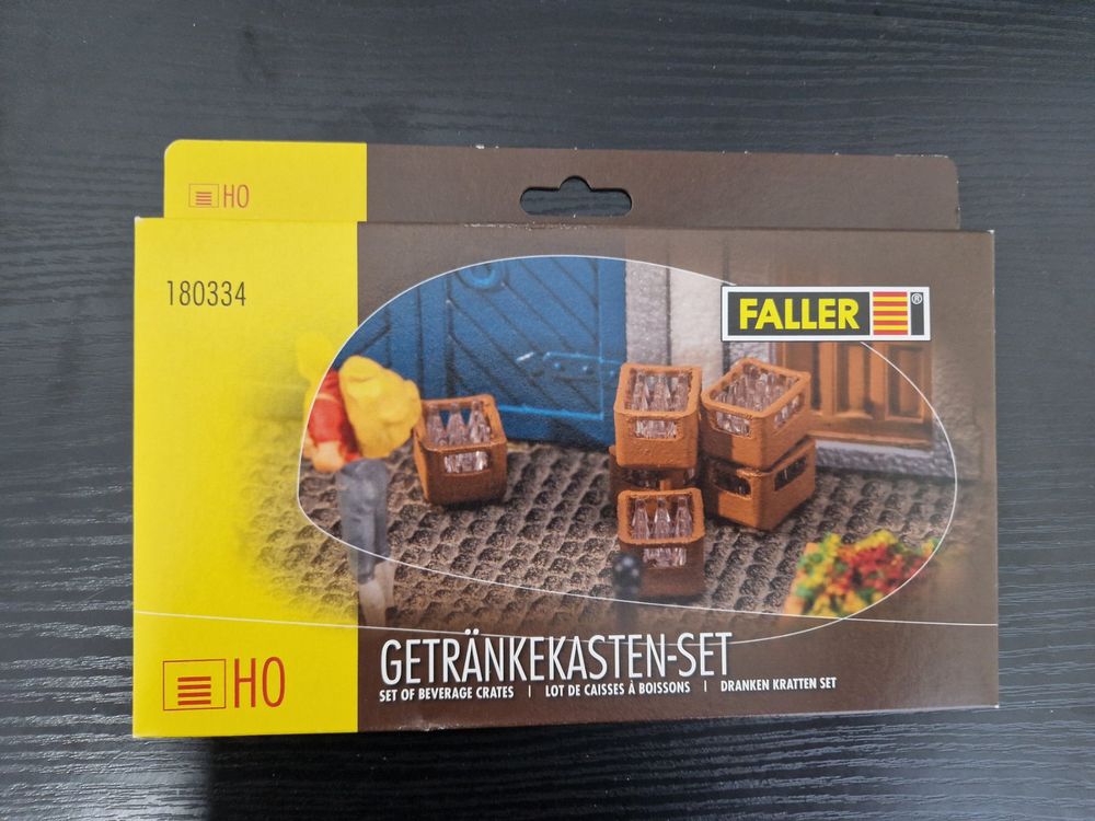 Faller H0 180334, ''Getränkekasten-Set'' | Kaufen auf Ricardo
