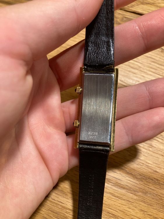 Catena Dual Time GMT Quartz Uhr Cartier Tank Style (Defekt) in Embrach ...