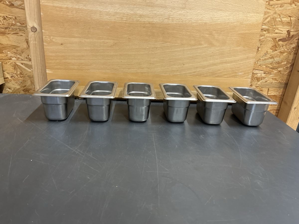 6 x 1/9 Gastronorm Behälter 10 cm FRANKE,robust (Gebraucht) in ...