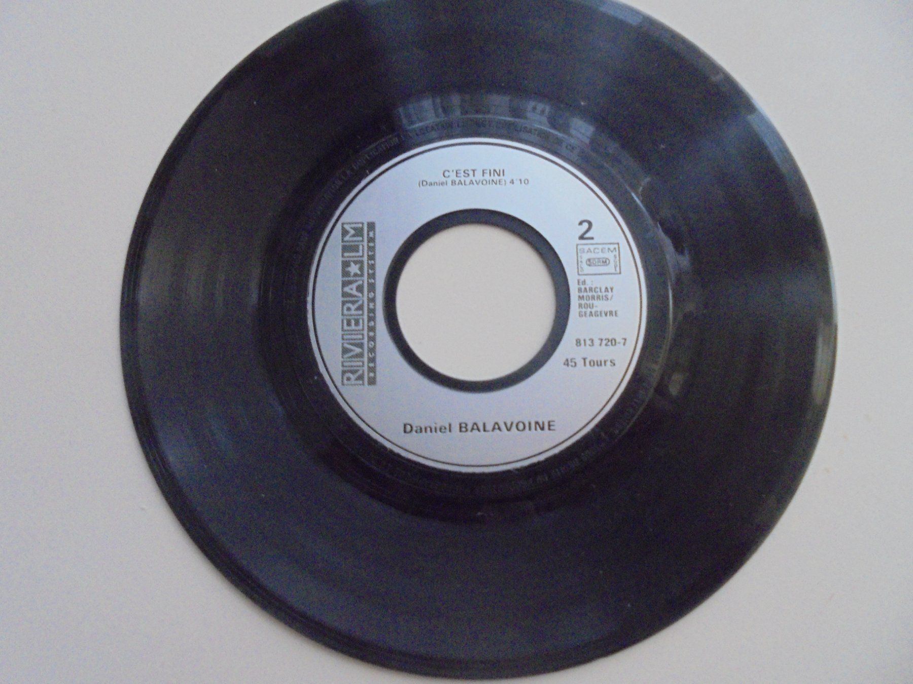 Daniel Balavoine + Frida ( de ABBA ) " Belle " France 1983 (D'occasion ...