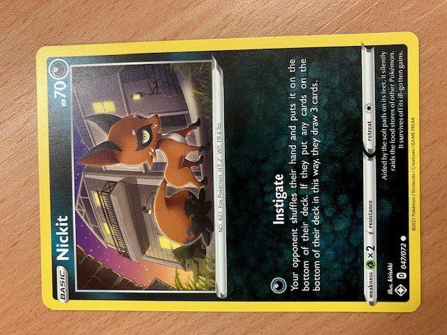 Pokemon Nickit 047/072 c | Kaufen auf Ricardo